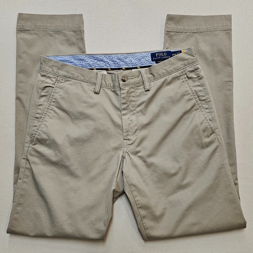 Polo Ralph Lauren Stretch Slim Fit Classic Cotton Twi… - Gem